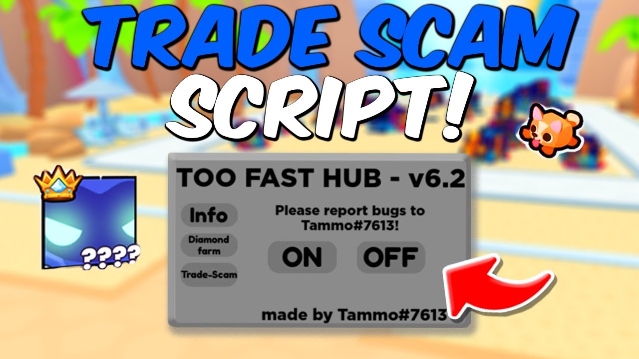 TRADE SCAM SCRIPT 😈 *NEW TECH UPDATE* PET SIMULATOR 99 - YouTube