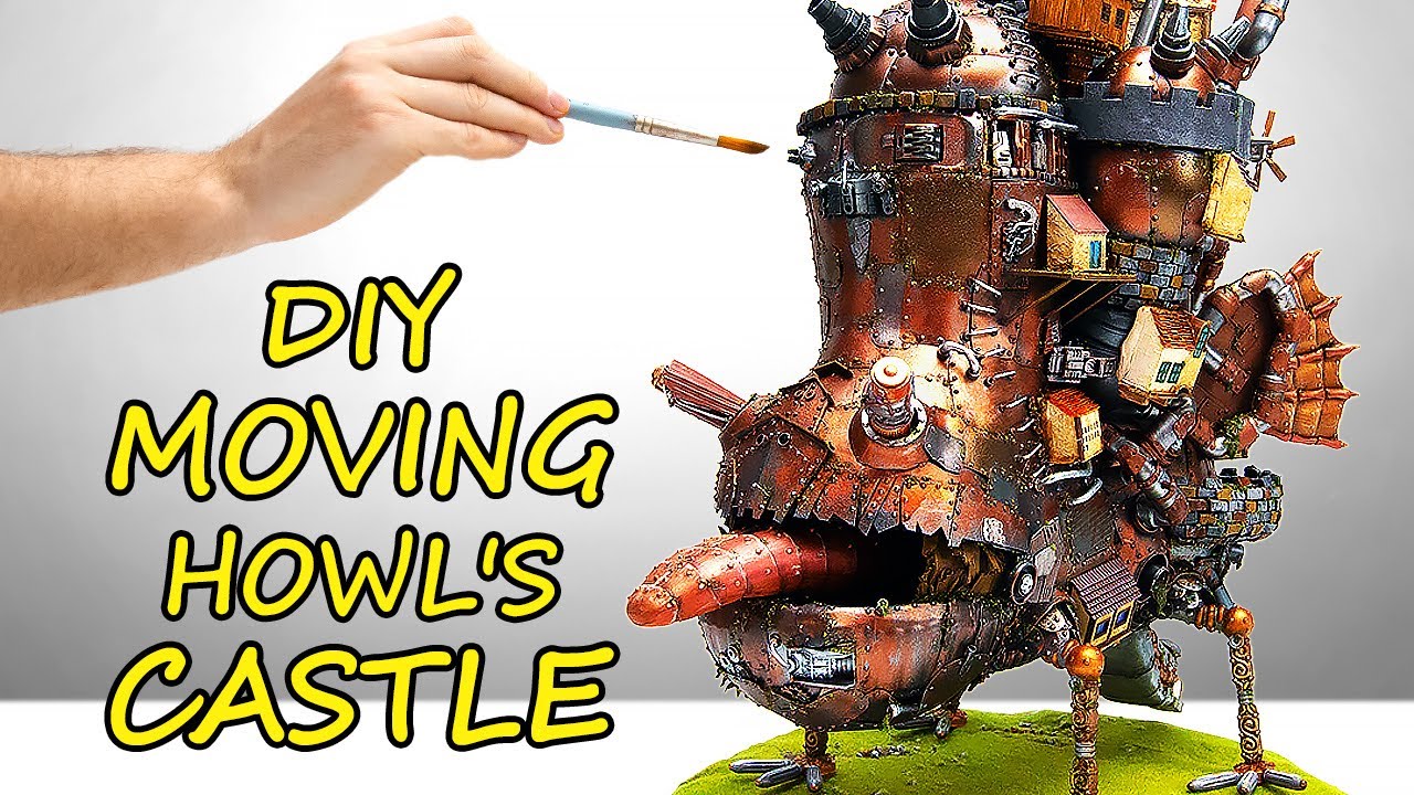 O CASTELO ANIMADO DE HOWL DIY - YouTube