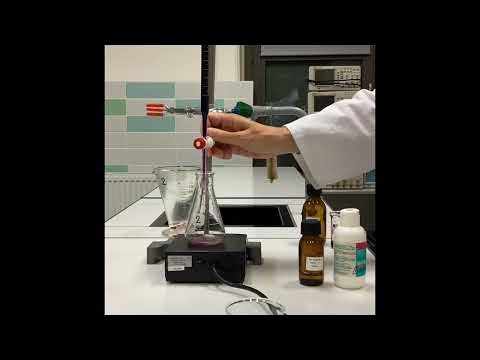 Titrage colorimetrique - YouTube