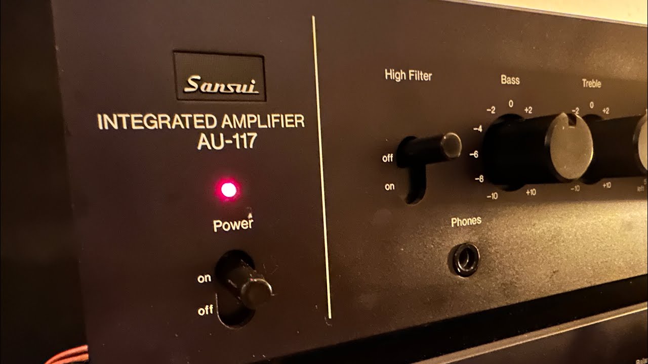 1978 SANSUI AU-117 Integrated Amplifier - YouTube
