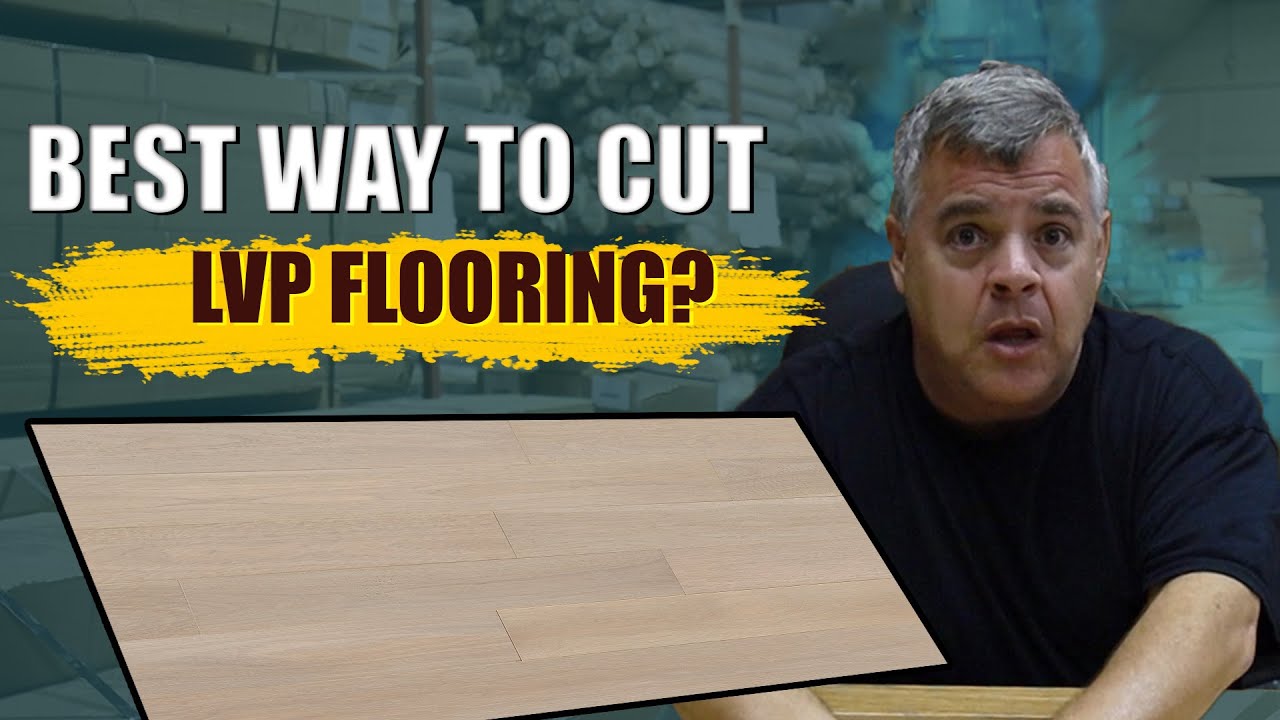 Best Way To Cut LVP For Installation? - YouTube