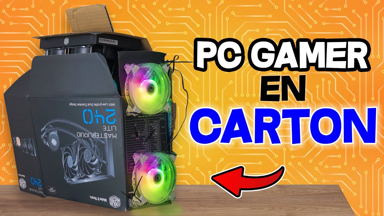J'ai CONSTRUIT un Pc Gamer en CARTON (C'est Horrible mdr) - YouTube