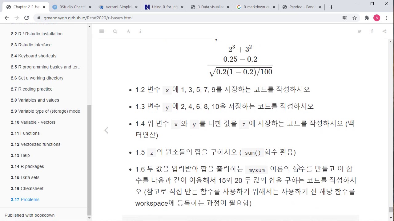 Rstat 01 4 - YouTube