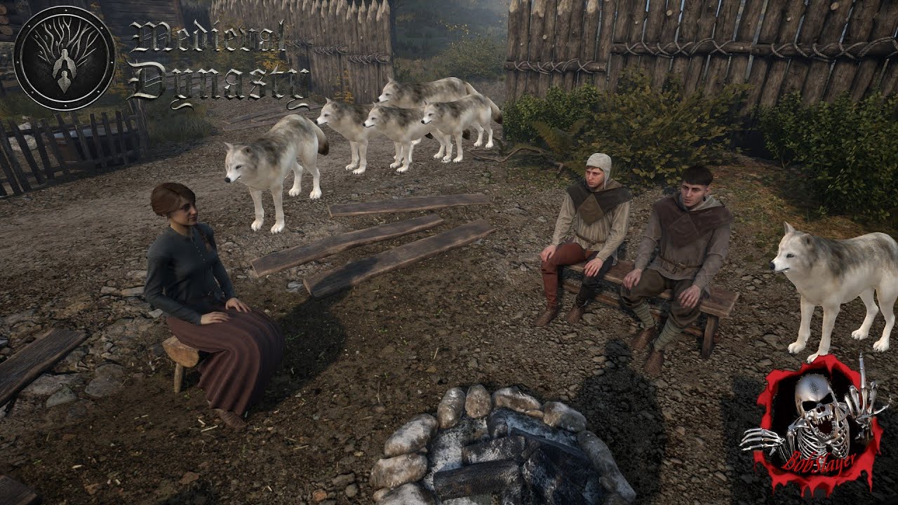 Medieval Dynasty ep 2 The Wolves Are Gathering 🐺 - YouTube