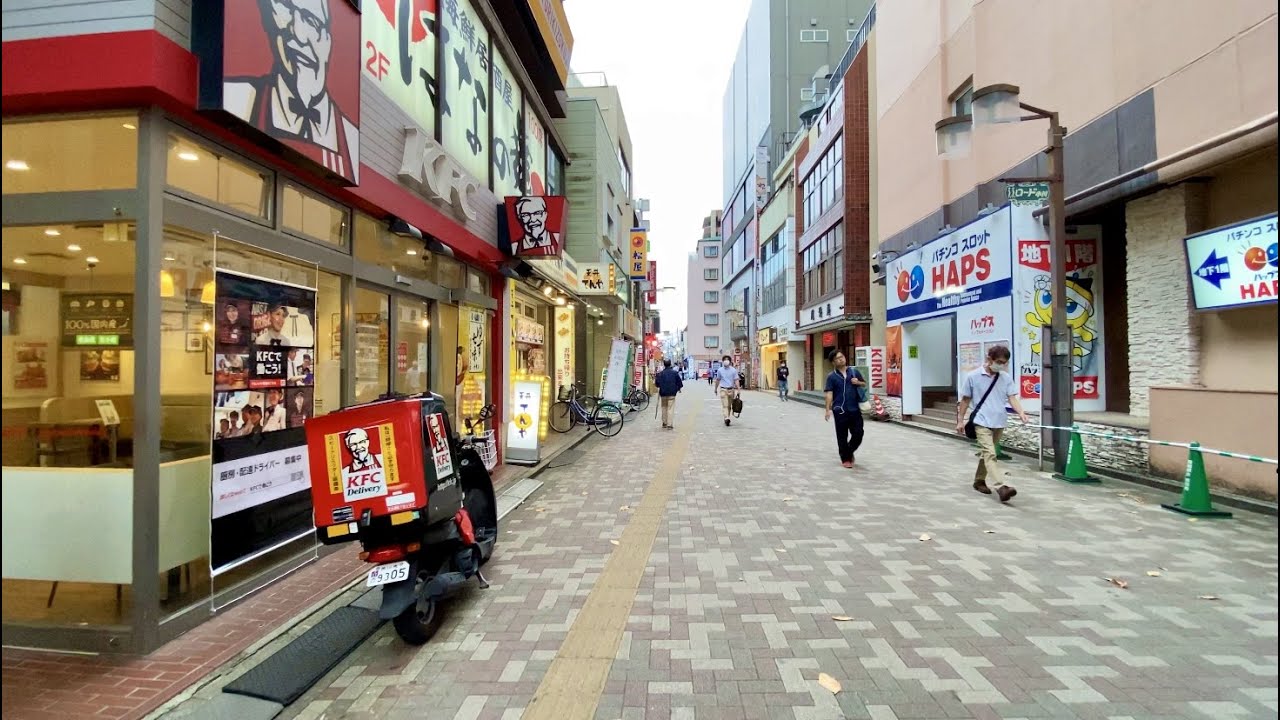 【JAPAN 4K】Walk on Ichikawa(市川) in Chiba(千葉散歩)【2020】 - YouTube