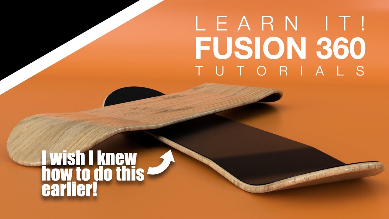 Autodesk Fusion 360 - Model a Skateboard - Beginner/Intermediate - 2024 ...