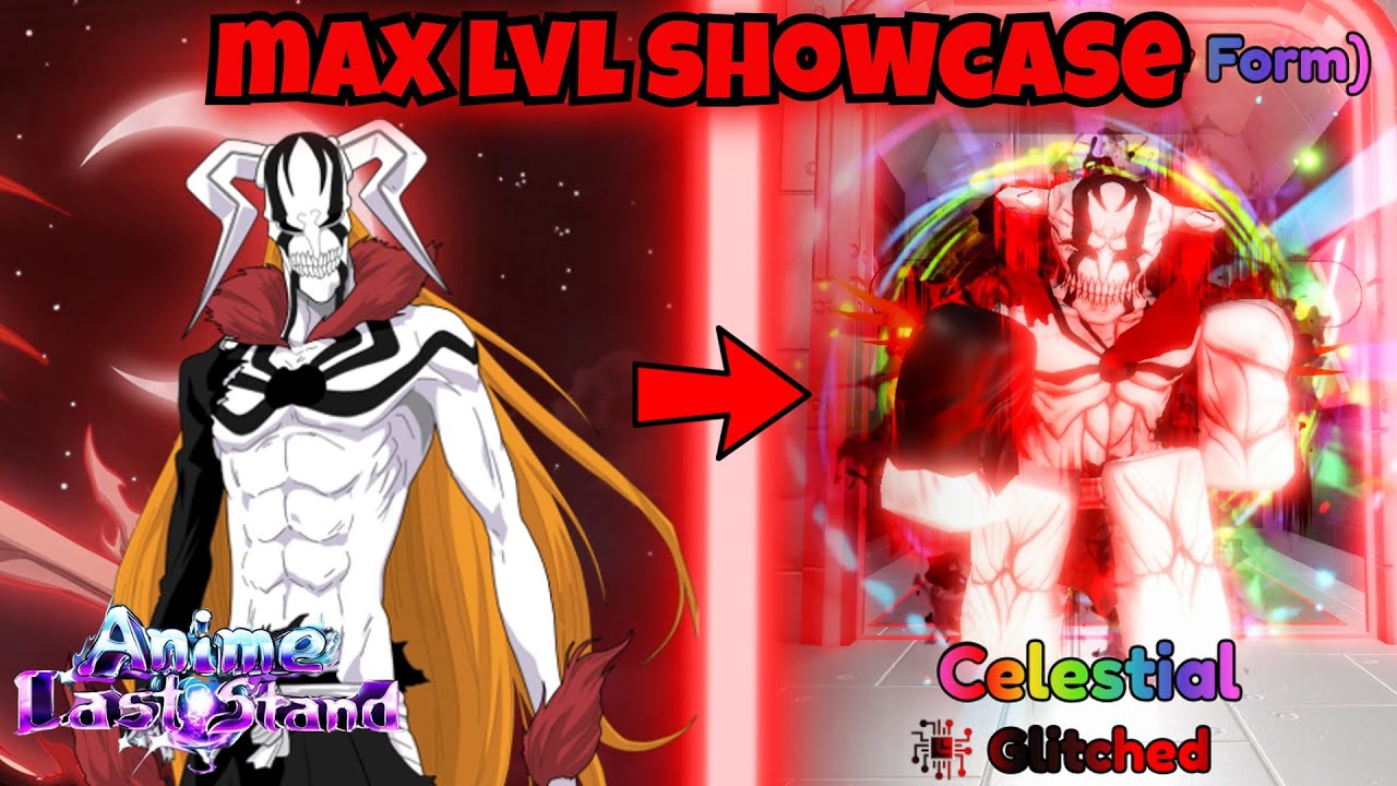 NEW MAX LVL EVOLVED GLITCHED ICHIGO HOLLOW SHOWCASE ANIME LAST STAND ...