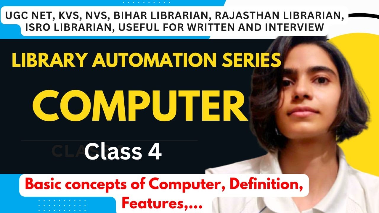 Library Automation Class 4 Computer Machine: Definitions ...