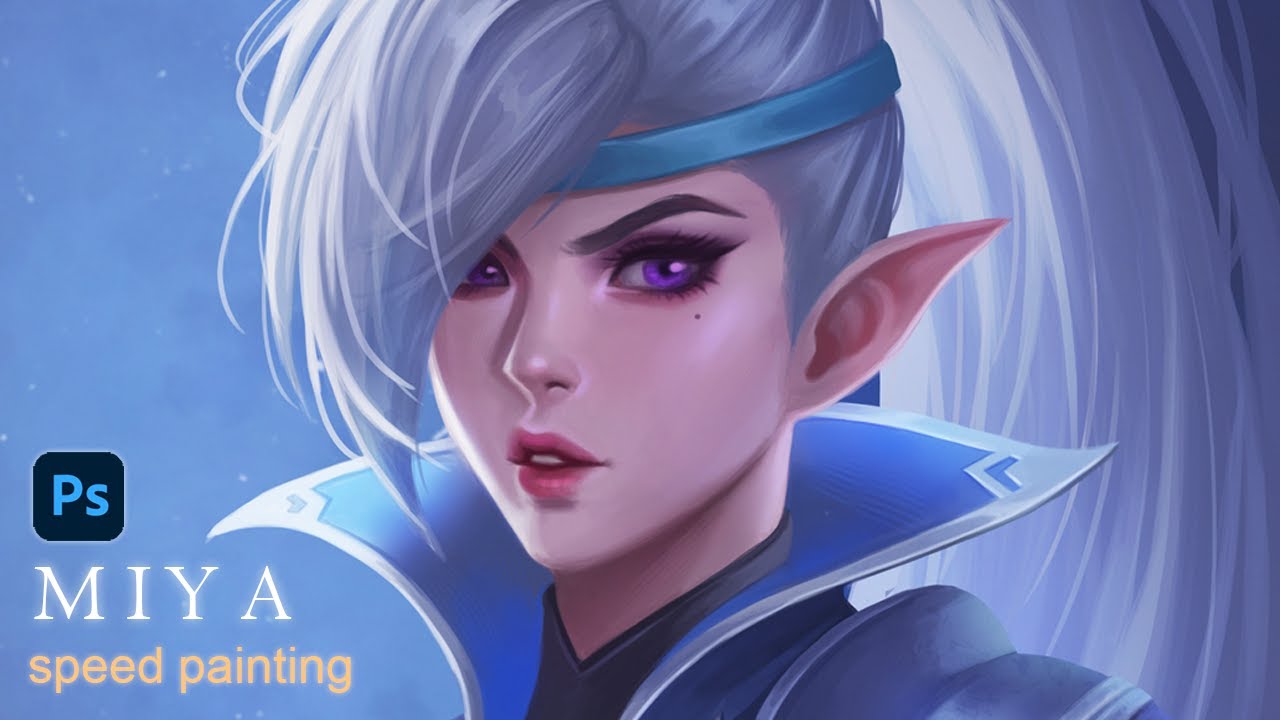 Miya - speed painting || Mobile Legends - YouTube