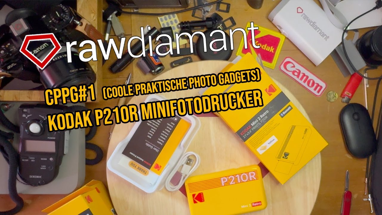 Kodak P210R MiniFotoDrucker: CPPG#1 (Coole Praktische Photo Gadgets #1) - YouTube