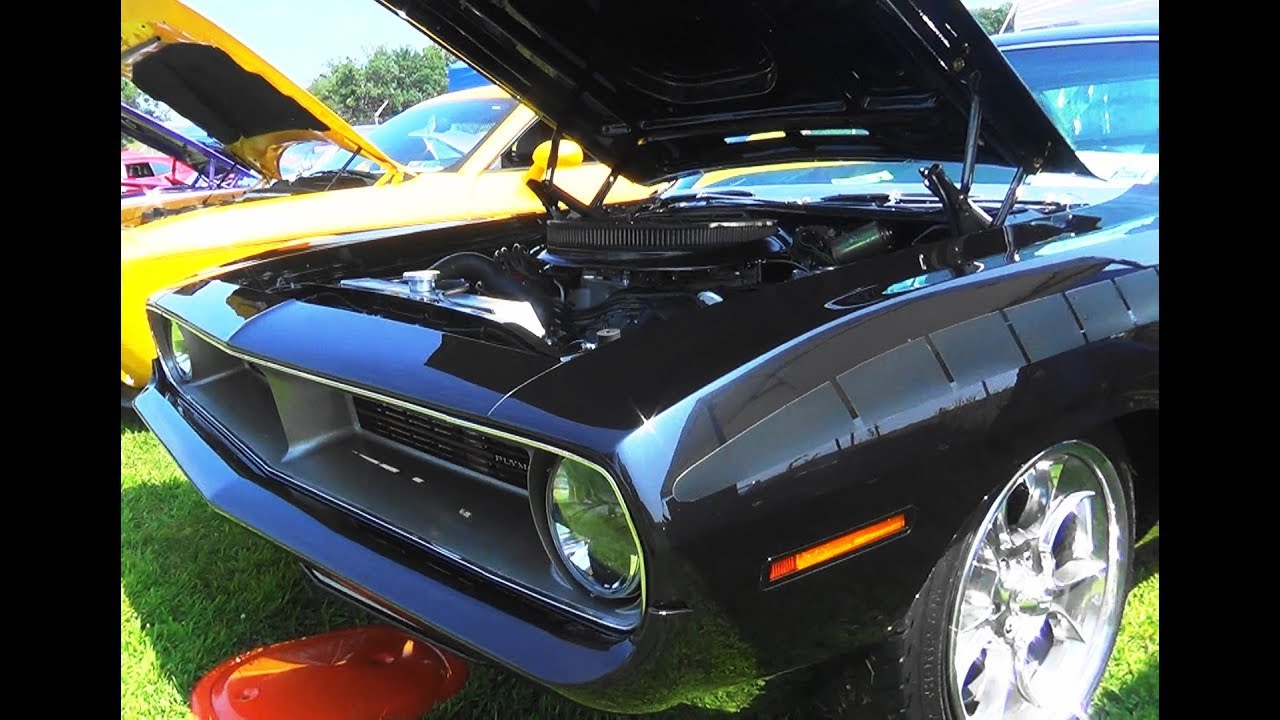 Rare 70 AAR Cuda Triple Black on Black on Black - YouTube