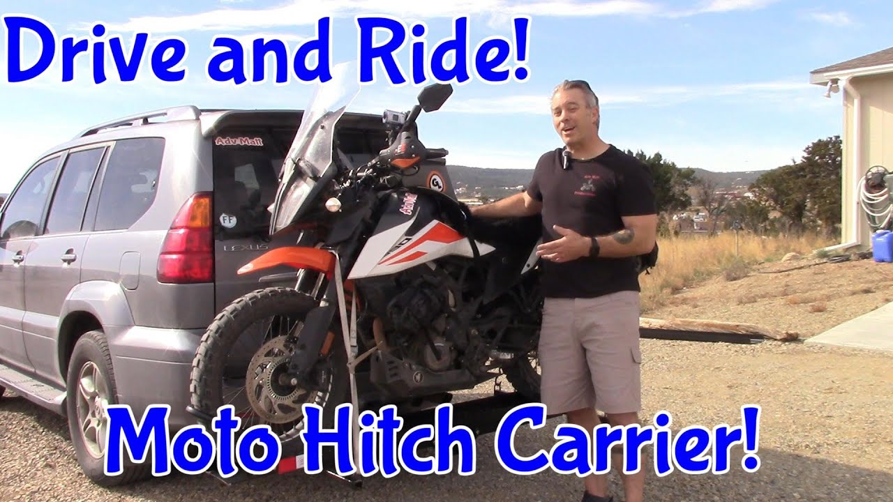 Moto Hitch Carrier. Drive and Ride. - YouTube