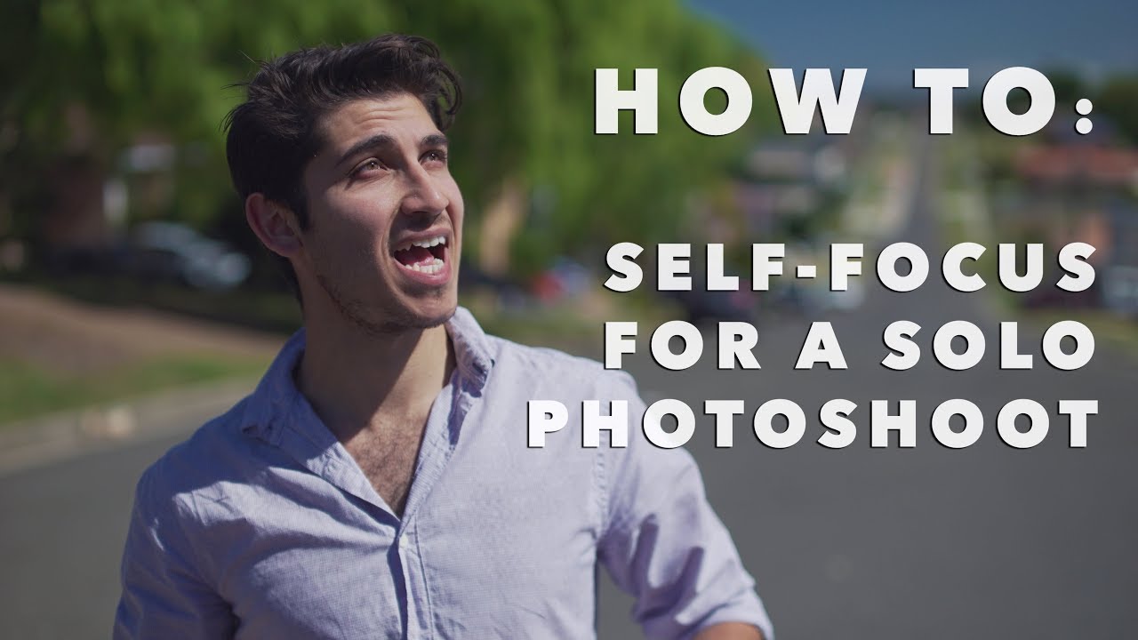 DIY PHOTOSHOOT - HOW TO SELF-FOCUS - YouTube