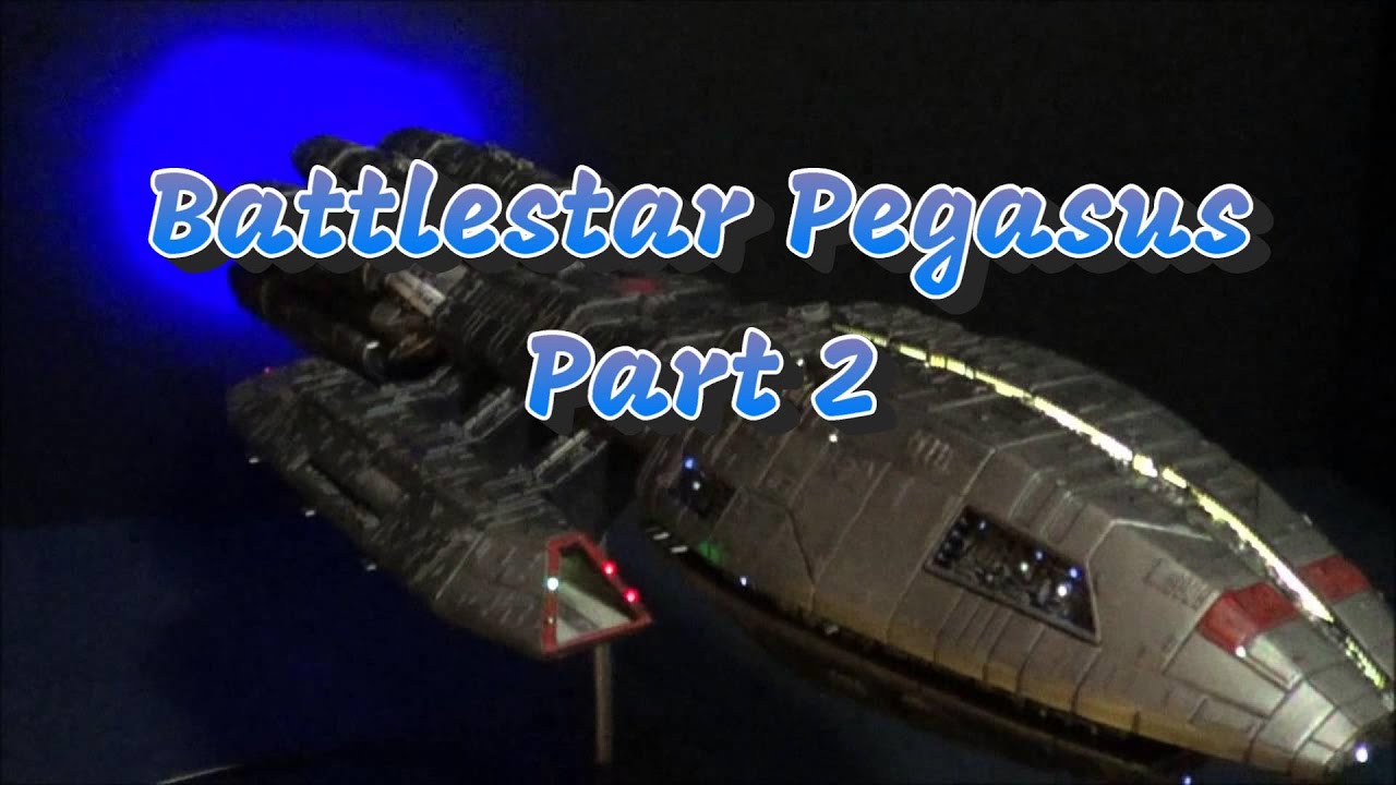 Moebius Battlestar Pegasus Model Build Part 2 - Short Update - YouTube