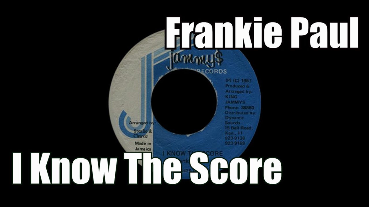 Frankie Paul - I Know The Score - YouTube