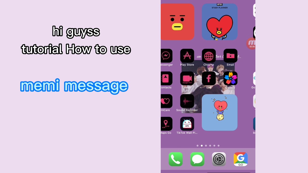 memi message tutorial #tutorial - YouTube