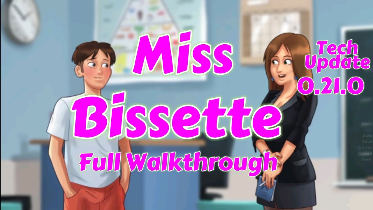 MISS BISSETTE FULL WALKTHROUGH COMPLETE | SUMMERTIME SAGA 0.21.0 LATEST ...