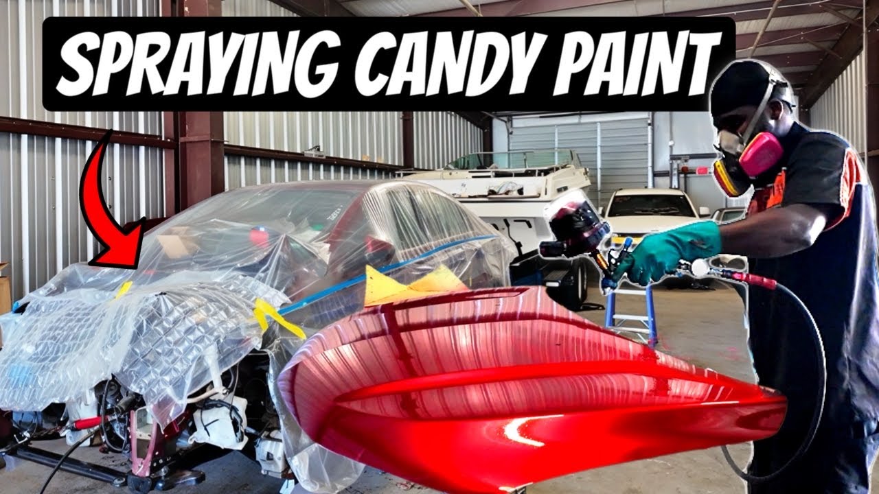 SPRAYING CANDY PAINT FOR THE FIRST TIME - YouTube