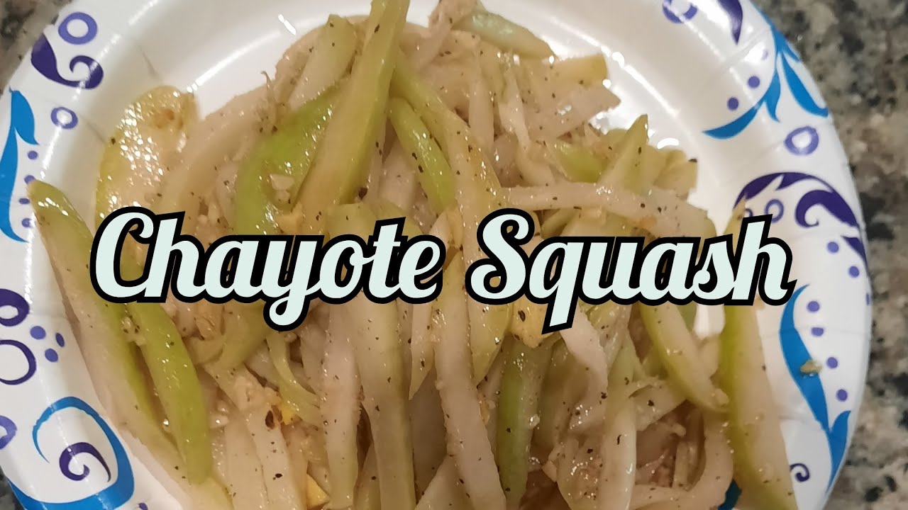 How to cook (Chayote squash )Quick - YouTube