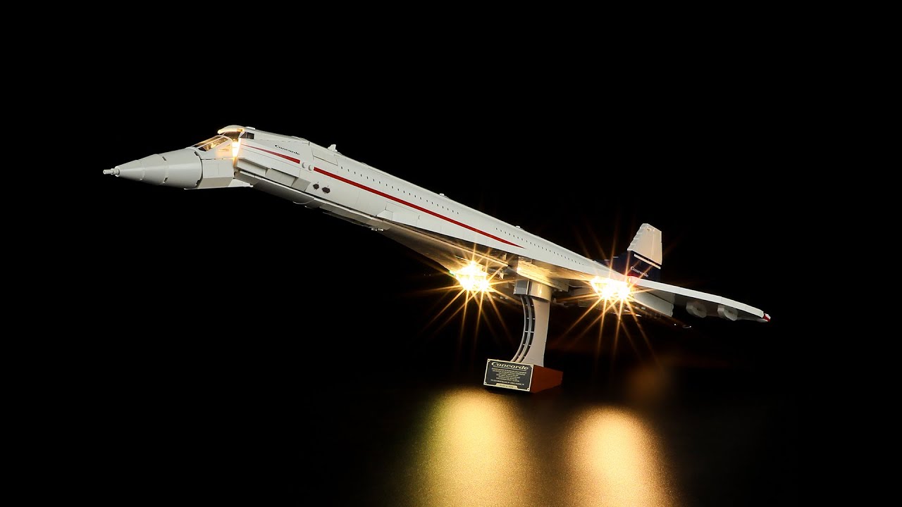 Lightailing Light Kit For Lego Concorde 10318 - YouTube