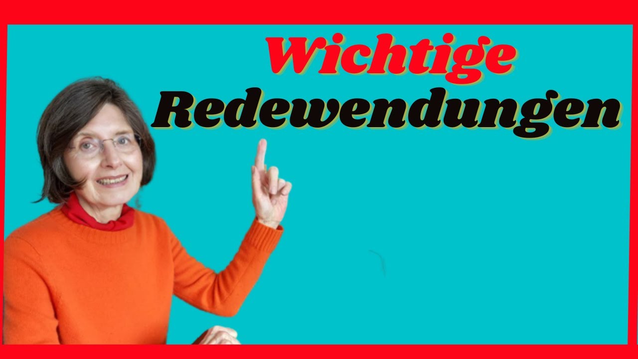 Super wichtige deutsche Redewendungen , Useful German Phrases for ...