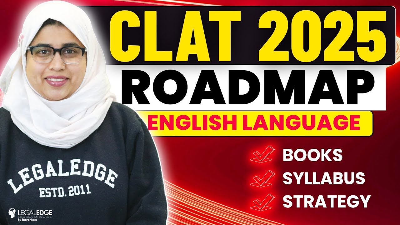 CLAT 2025 English Language Strategy - Complete Preparation Roadmap | Books & Syllabus - YouTube