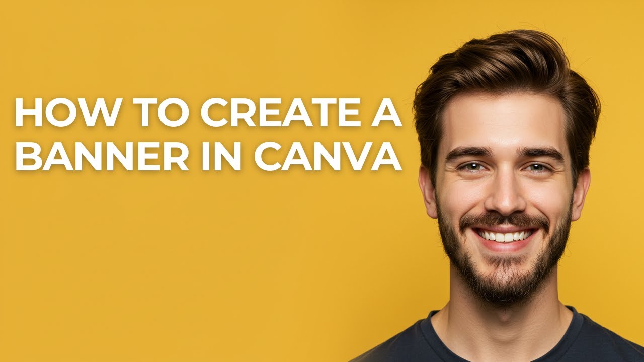 How To Create A Banner In Canva - UPDATED! - YouTube