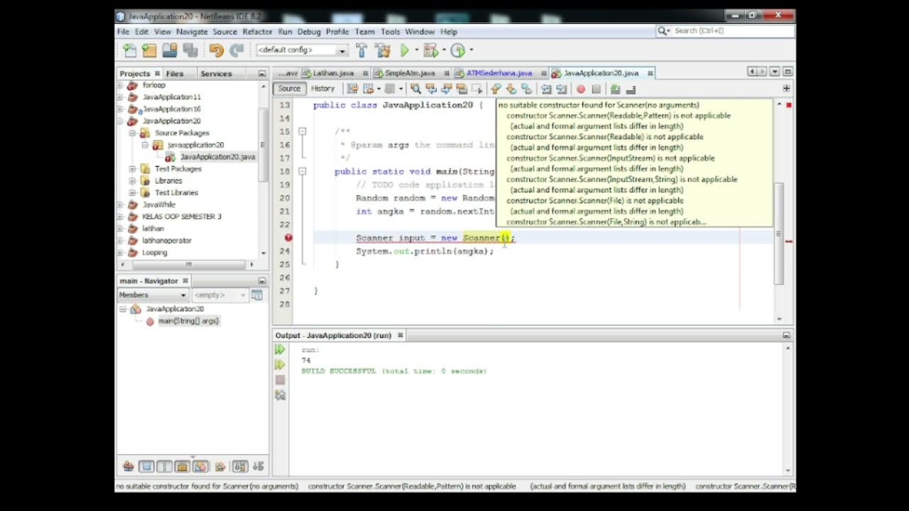 Belajar Pemrograman Java - Game Tebak Angka - YouTube