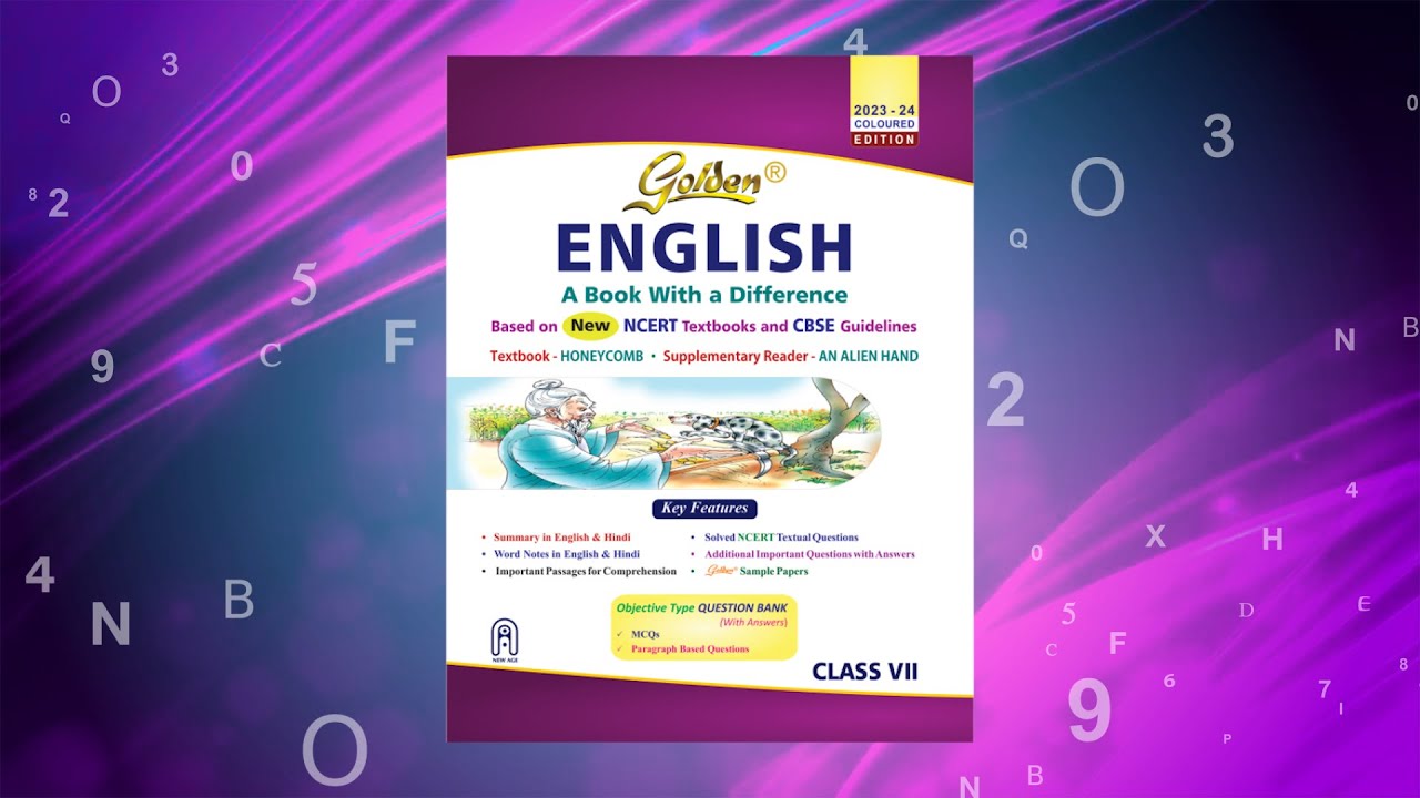 Golden English Class 7 | Best English Reference Book For Class 7 | CBSE ...