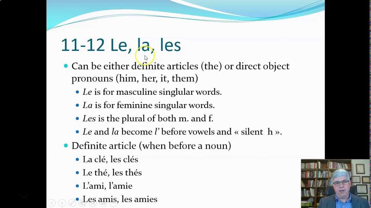 Ch 2 Part 2 French for Reading - YouTube