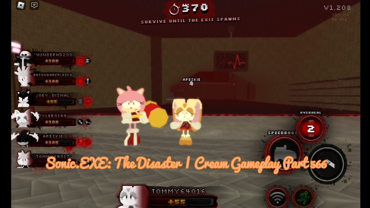 Sonic.EXE: The Disaster | Cream Gameplay Part 566 - YouTube