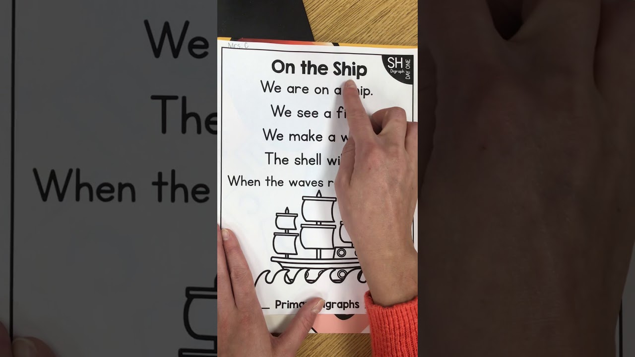 Digraph sh poem - YouTube