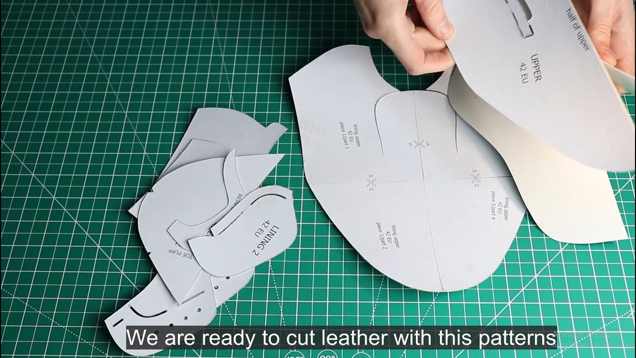 Shoe Patterns | How to Print and how to Obtain Shoe Patterns - YouTube