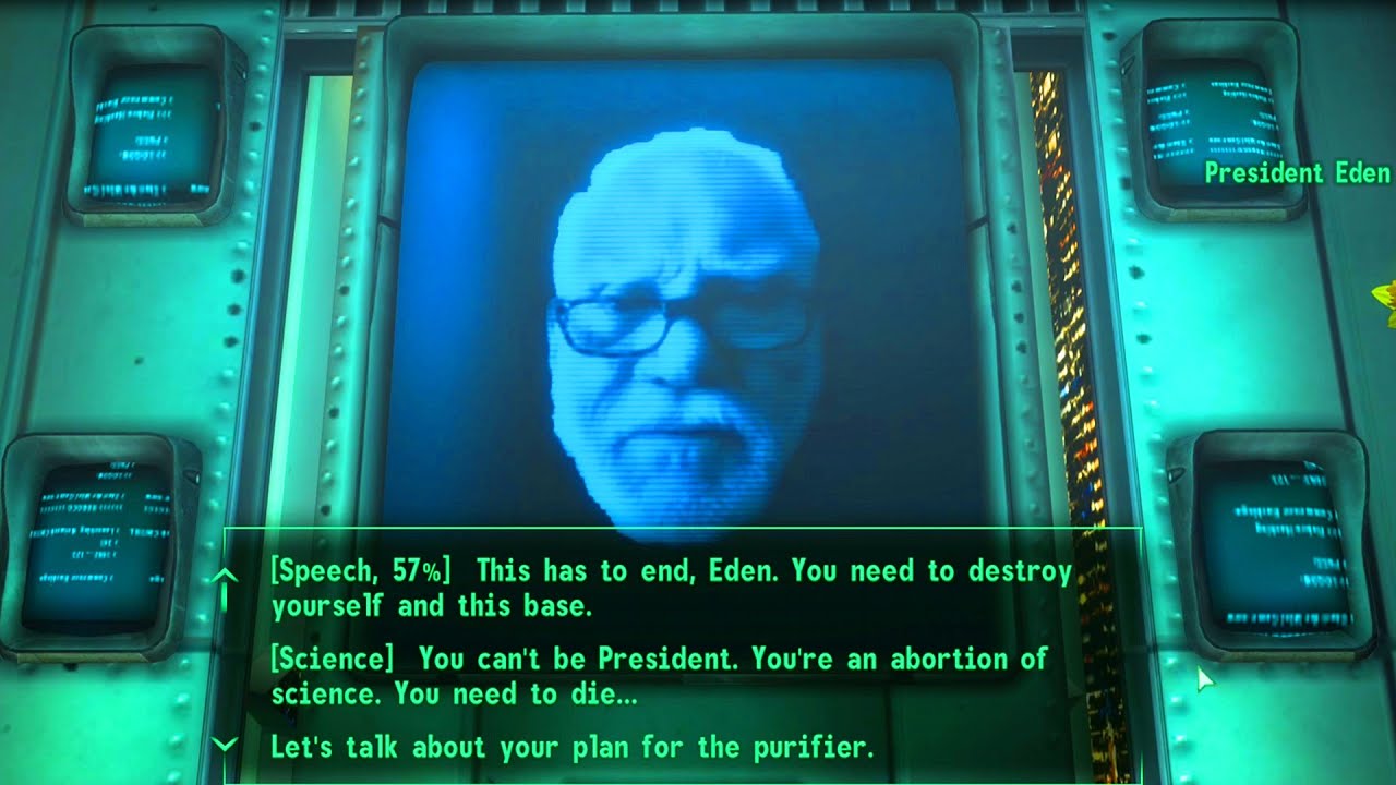 Enclave President EDEN Remastered and Animated in Fallout New Vegas ...