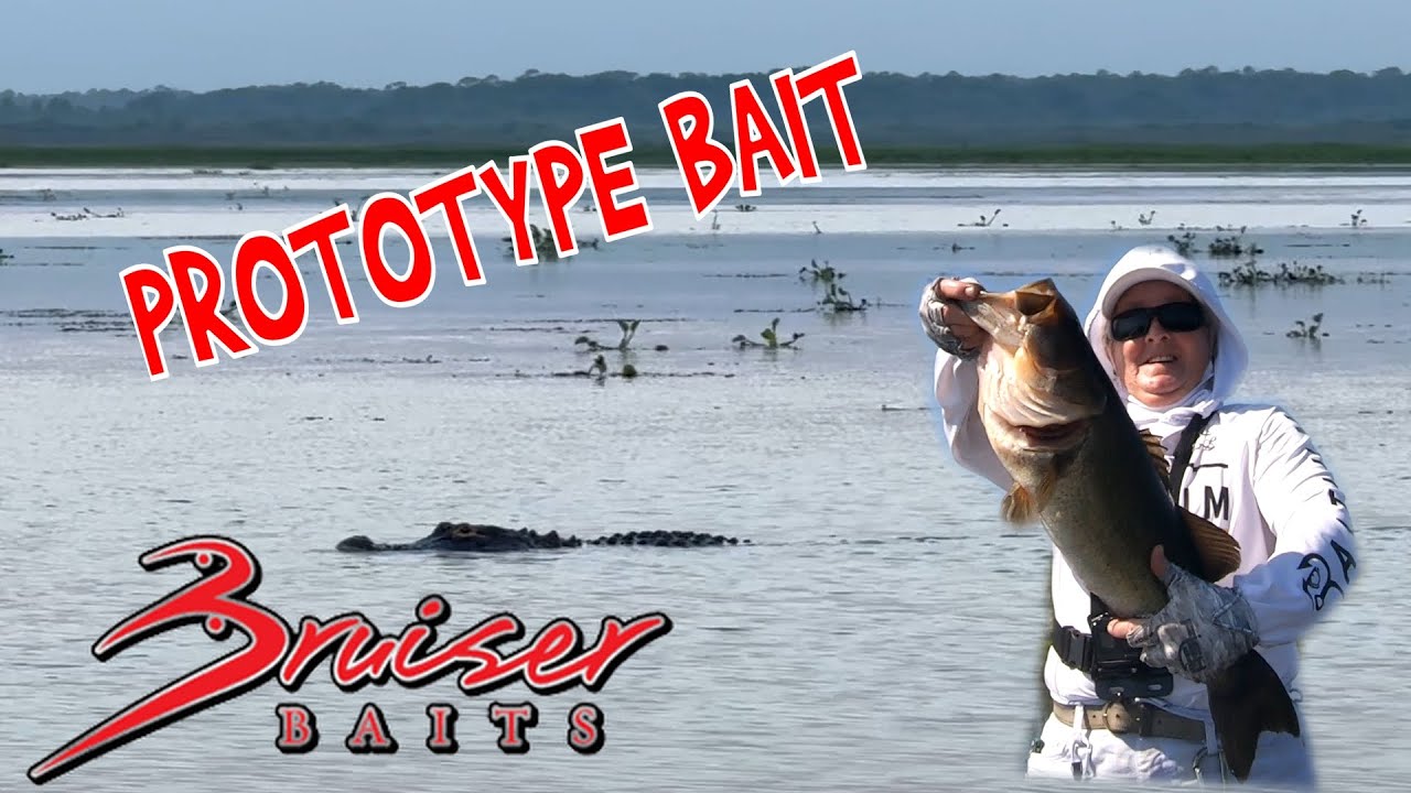 Fishing a tournament with some NEW baits from Bruiser Bait - YouTube