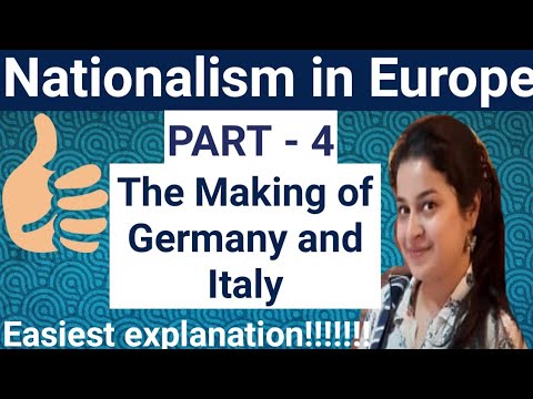 Class 10 Nationalism in Europe|| Part-4 || The making of Germany and ...