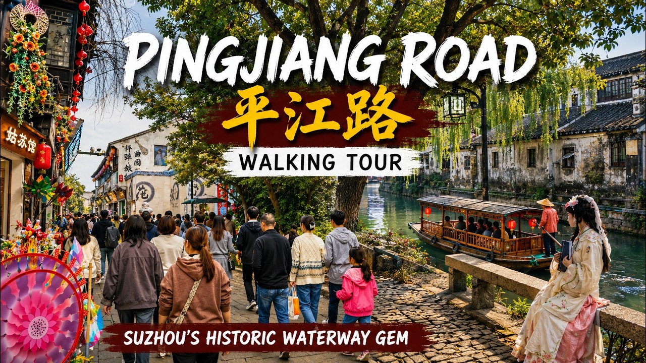 Pingjiang Road (平江路) Walkthrough: Suzhou’s Historic Waterway Gem ...