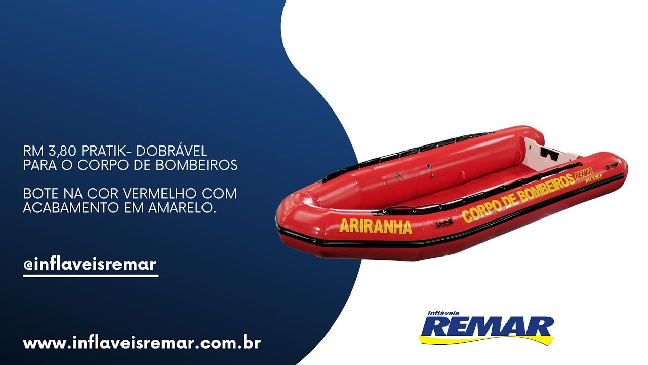 Bote para Resgate e Salvamento: RM 3,80 Pratik - Dobrável - YouTube