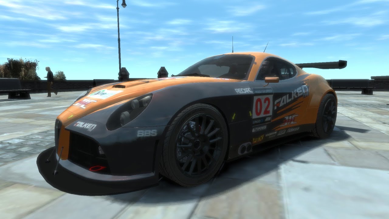 GTA IV ALFA ROMEO 8C BODY KIT (NFS SHIFT 2) CRASH TESTING - YouTube