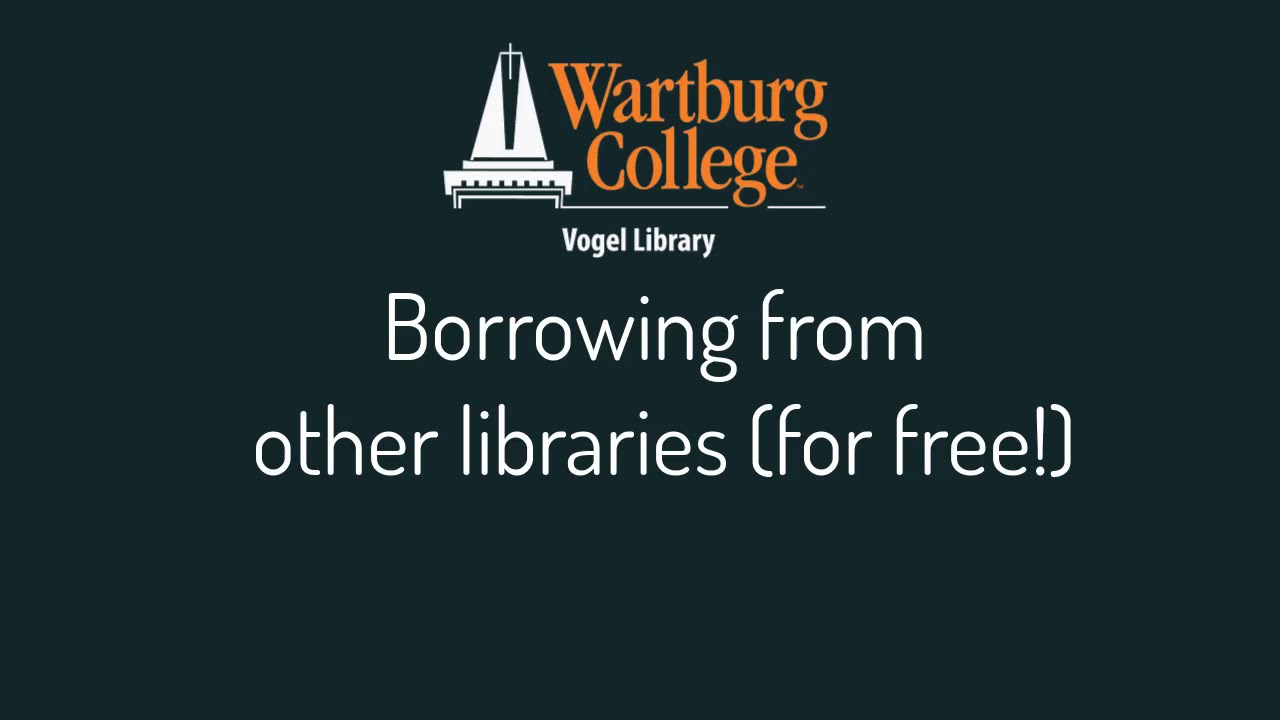 Borrowing from other libraries - YouTube