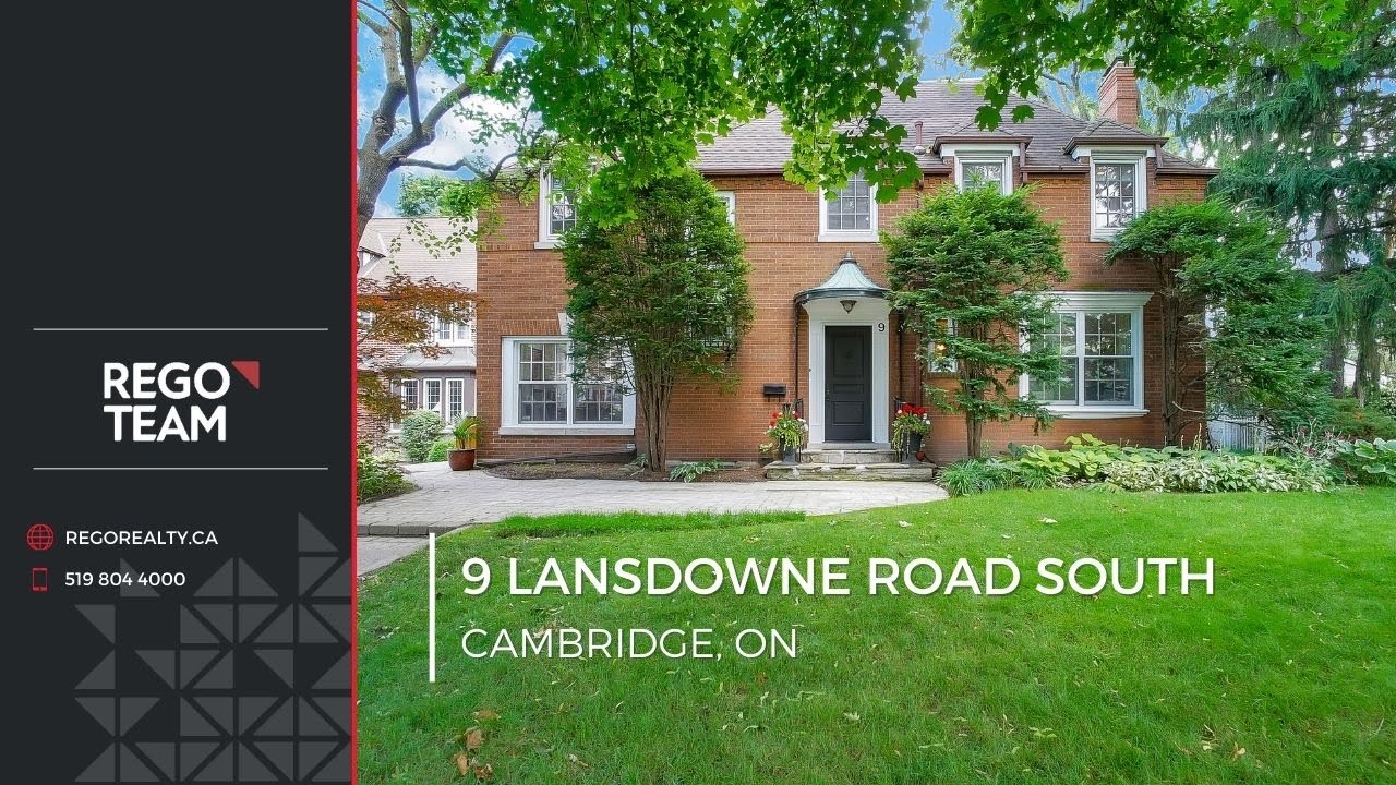 Cambridge Real Estate | 9 Lansdowne Rd S | Rego Team - YouTube