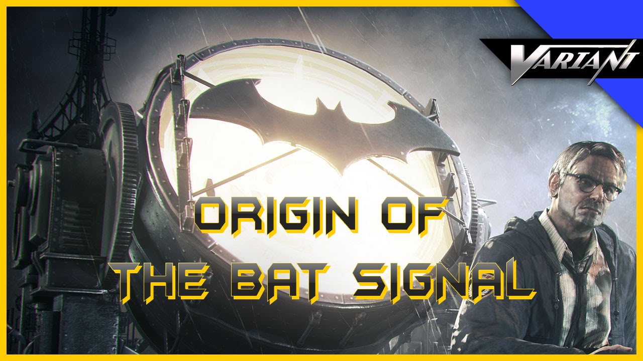 One Shot: Origin Of The Bat Signal - YouTube
