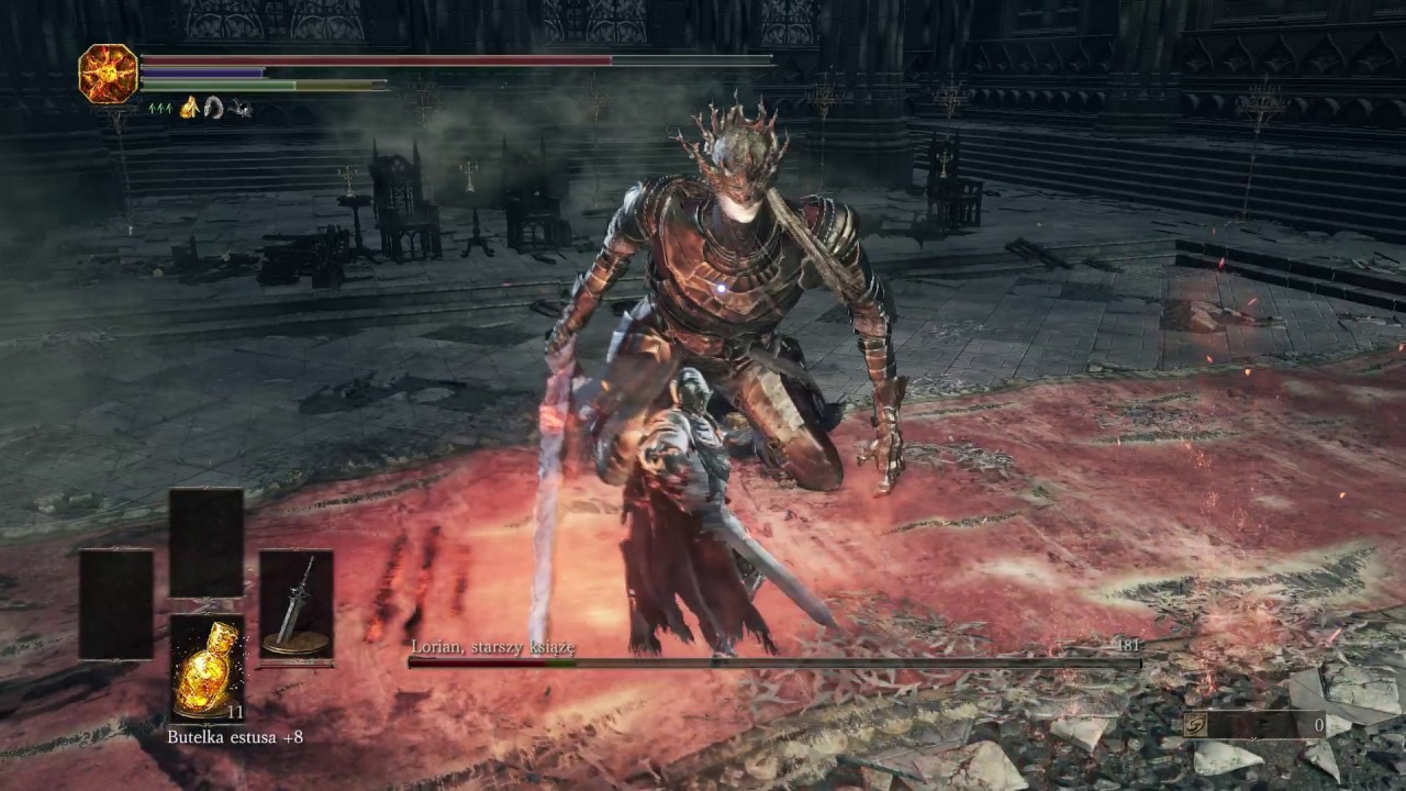 DARK SOULS™ III - Lorian & Lothric fight - YouTube