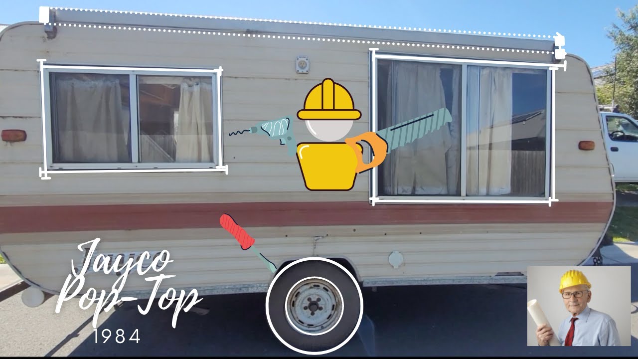 Renovating an old Caravan | Jayco PopTop | DIY Build home projects on a ...