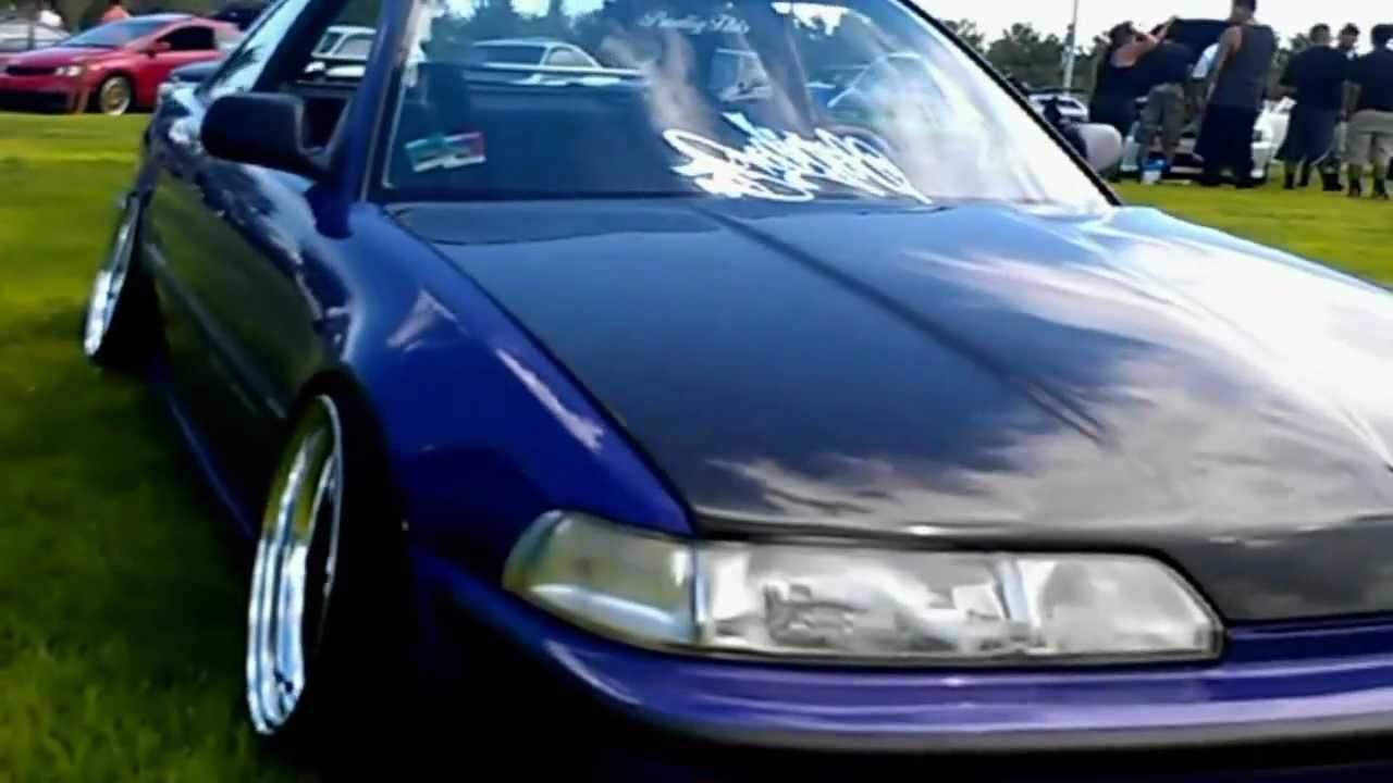 Slammed DA integra - YouTube