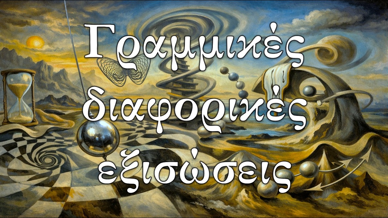Διαφορικές Εξισώσεις (Μαθηματικά III): 18 - Γραμμικές διαφορικές ...