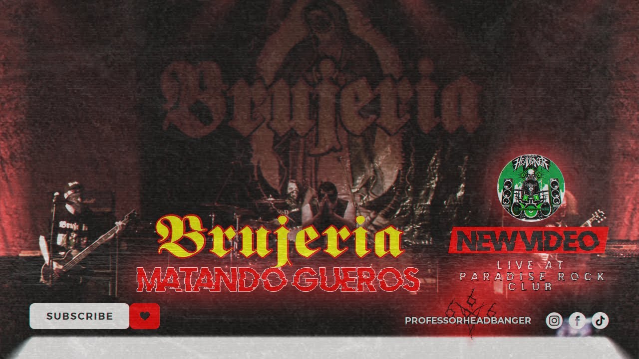 Brujeria - Matando Güeros (Live at Paradise Rock Club) - YouTube