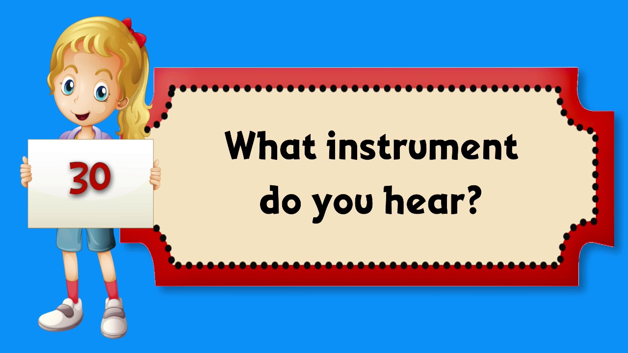 30 What instrument do you hear? - YouTube