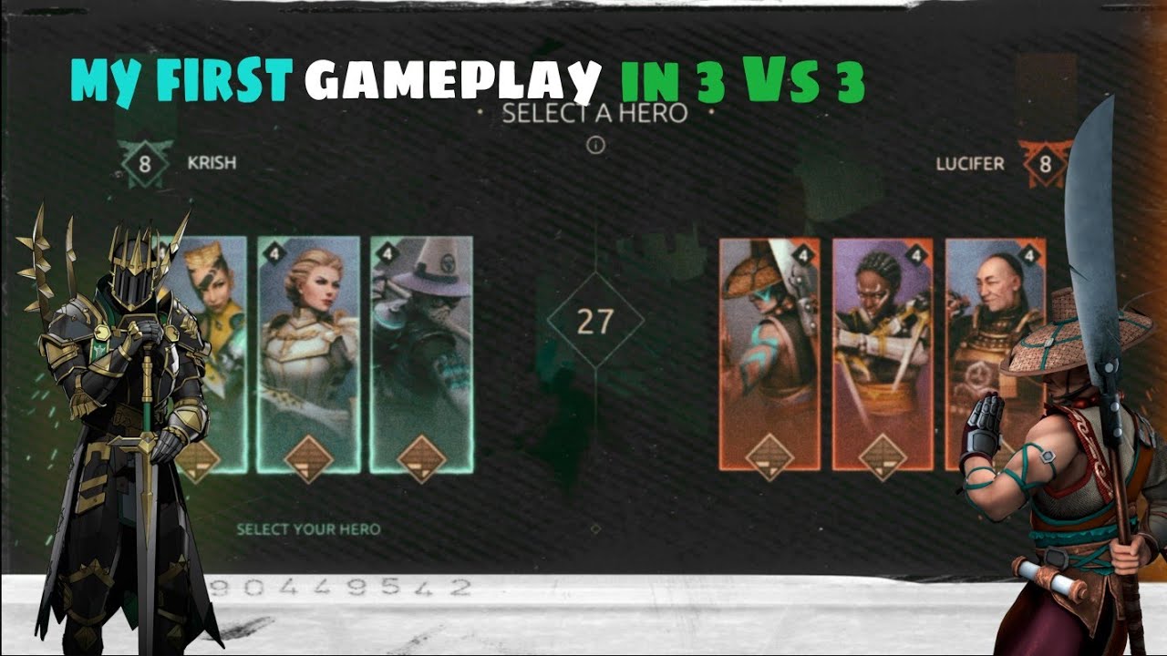 Shadow fight 4 | arena 3 vs 3 my first gameplay on Android 😍 - YouTube