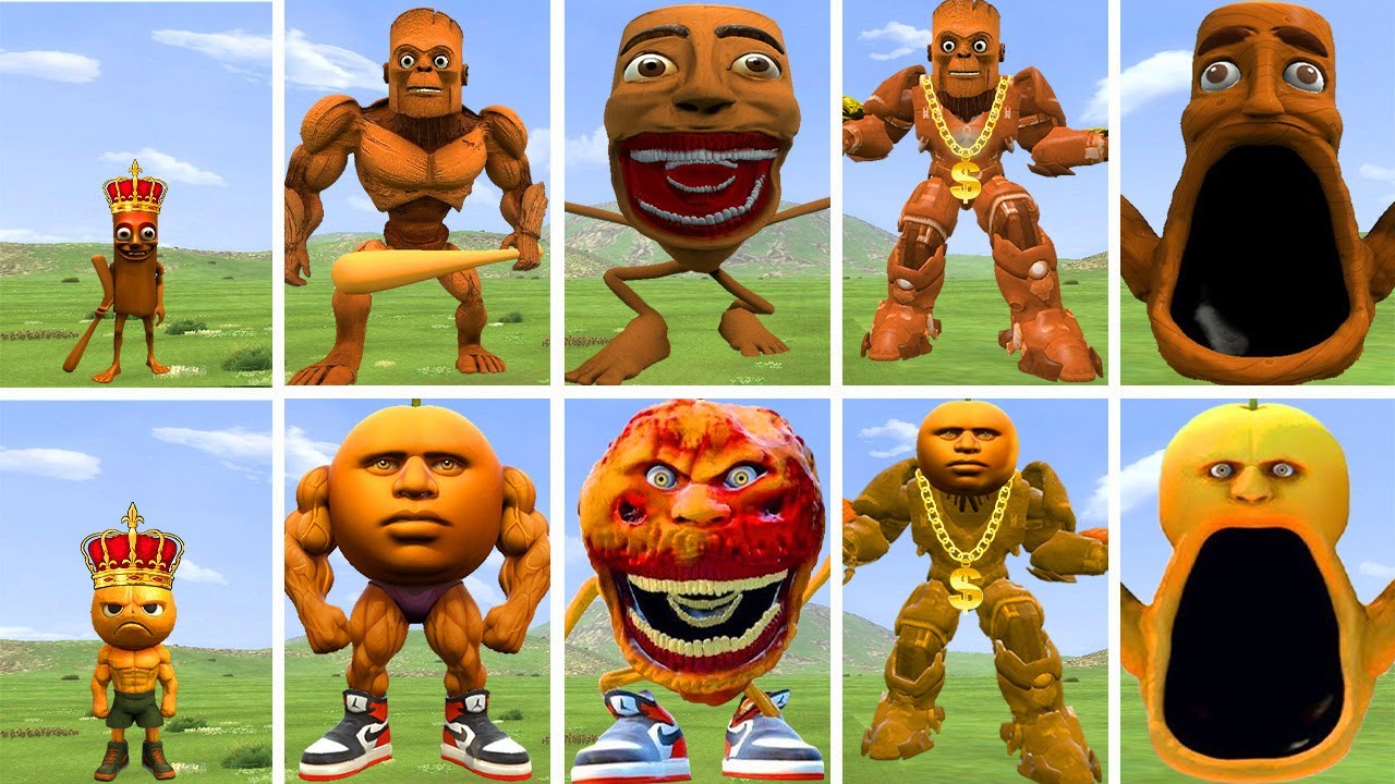 ALL NEW EVOLUTIONS OF KING TUNGTUNG SAHUR MEME'S VS KING ODINDINDUN ...
